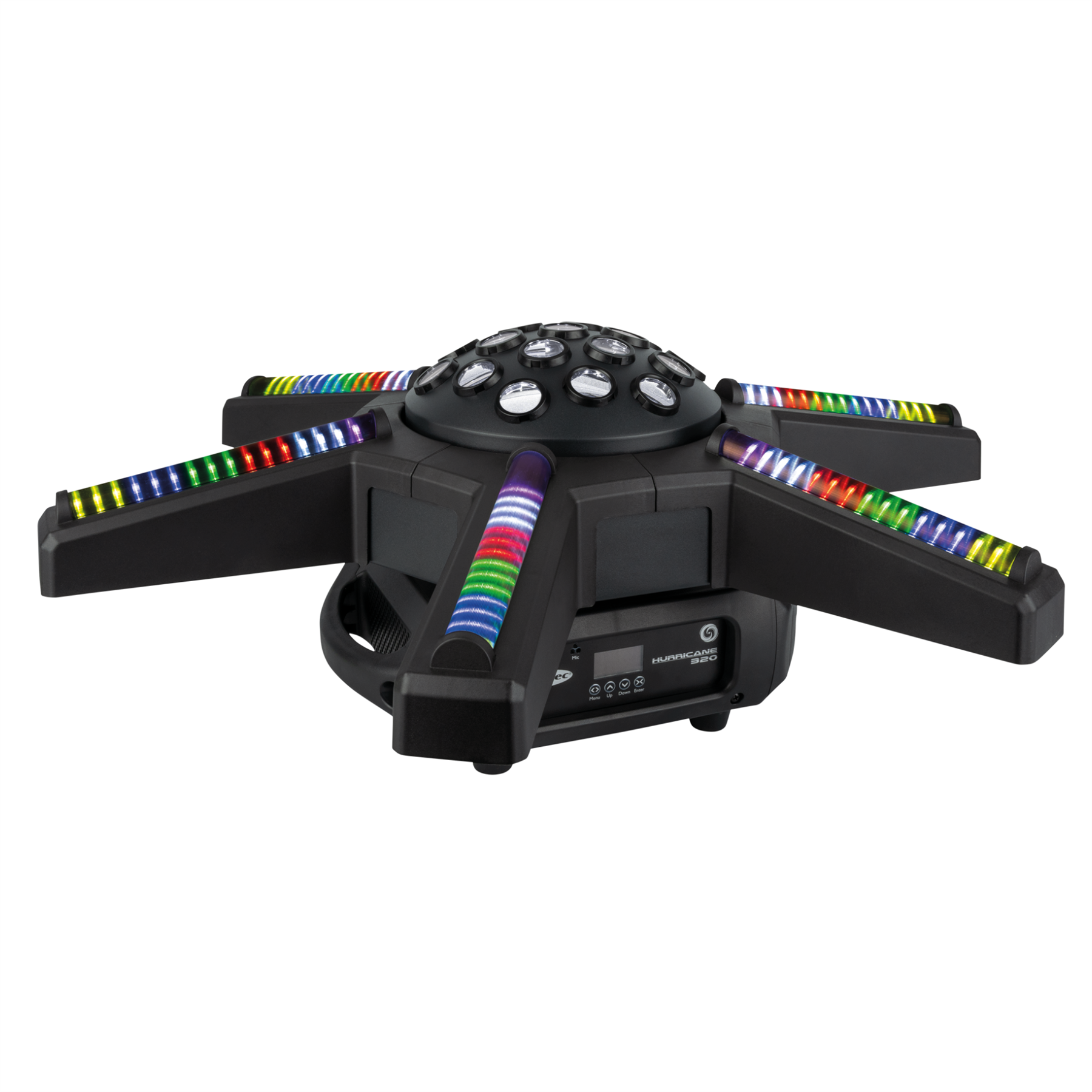Showtec Hurricane 320 RGBW moonflower effect with spinning arms ...