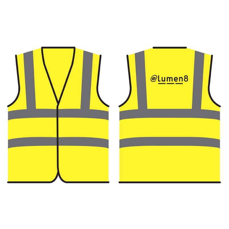 eLumen8 Hi Vis Vest - Extra Large – Simply Sound and Lighting