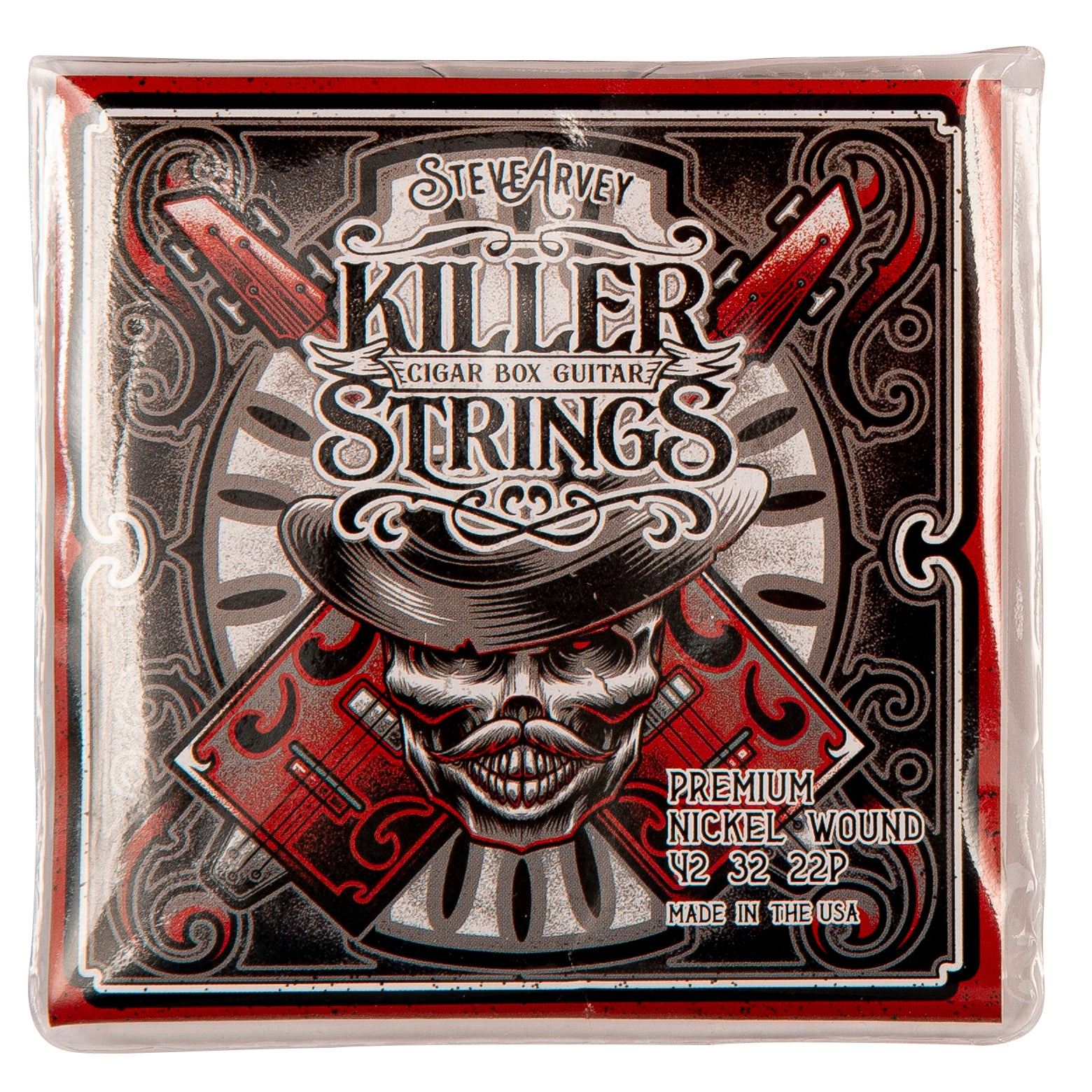 Killer Strings For Cigar Box Guitars - Set Of 3 - Heavy Nickel – Simply ...