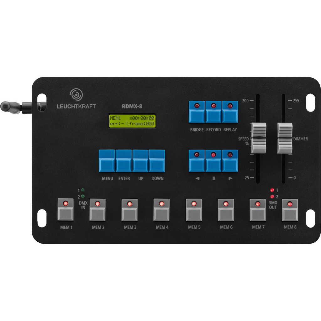 Leauchtkraft RDMX-8 DMX Recorder with Support for ArtNet – Simply Sound ...