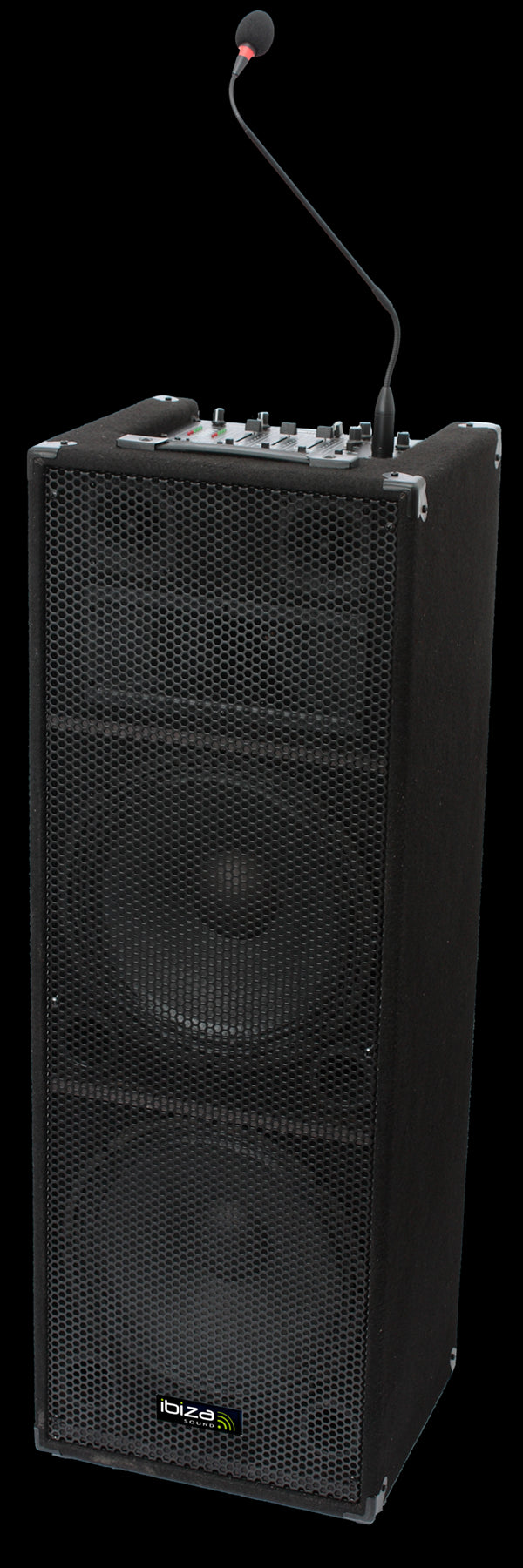 Ibiza Standup Column Type Speaker Wireless VHF Mic – Simply Sound and ...