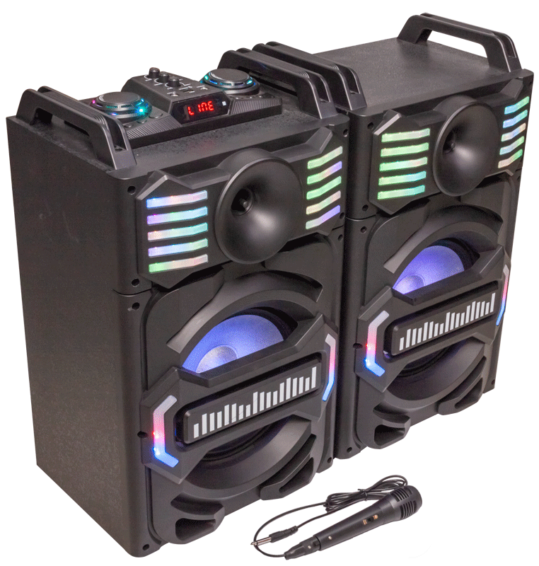 Party Light & Sound SPEAKY700-MKII DJ Sound System USB Bluetooth 700W ...