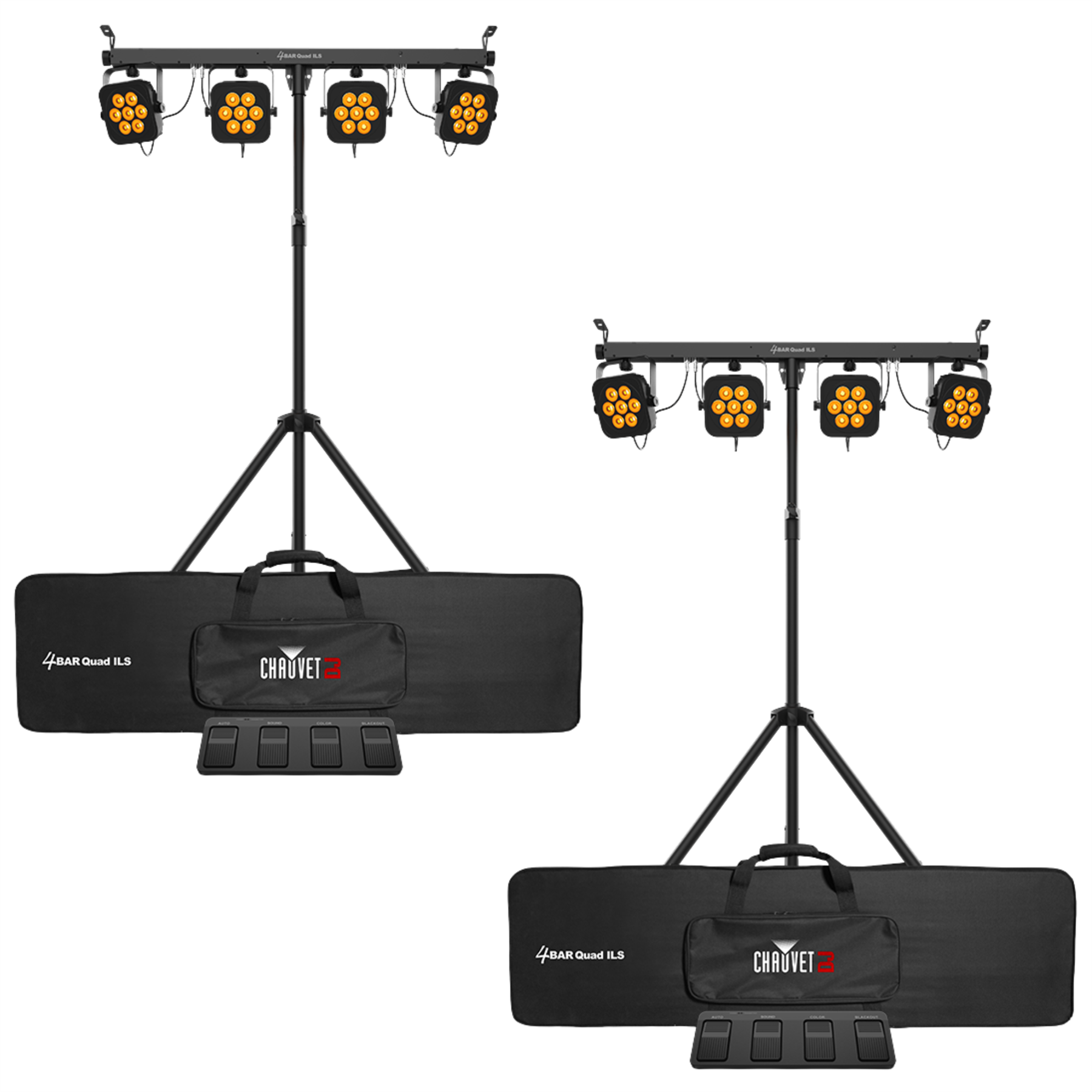 2x Chauvet DJ 4BAR Quad ILS LED Lighting System – Simply Sound and Lighting