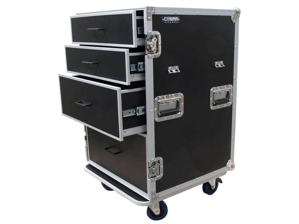StageCore Universal Draw Case (4 Drawers) with Table, w/ Wheels ...