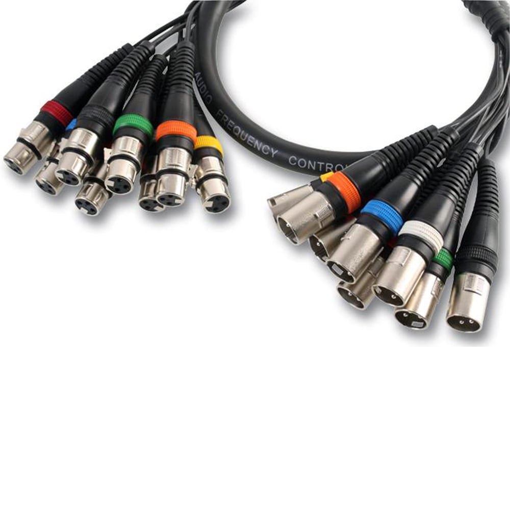 Pulse 8 Way XLR Male to Female Loom (3m) – Simply Sound and Lighting