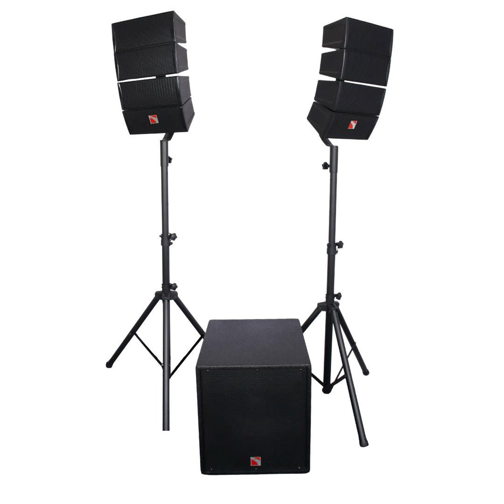 Intimidation Intimidator 2 15" Line Array 2500W Full Sound System ...