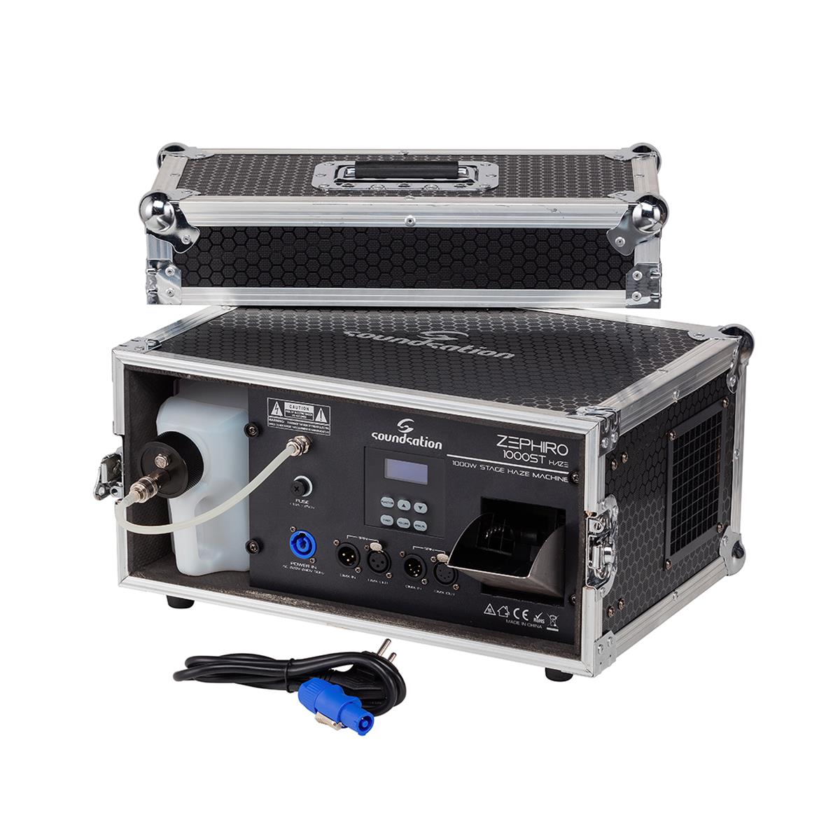 Soundsation Zephiro Powerful Haze Machine Hazer DMX Flightcased DJ Sta ...